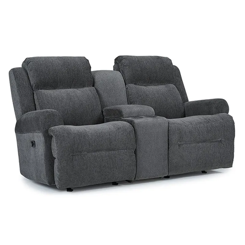Brielle Lvst. Fabric Power Space Saver Console Loveseat L940RQ4 by Best ...