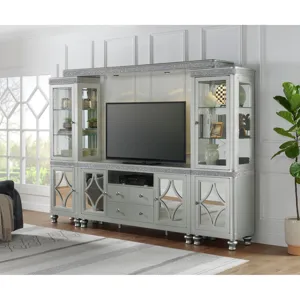 Avril 70" TV Stand in Silver LA-4900-15-TV1 by Elements International ...