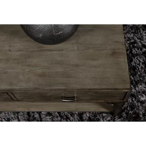 Nicolette-hamilton Rectangular Drawer Coffee Table(Casters-Charcoal 534 ...