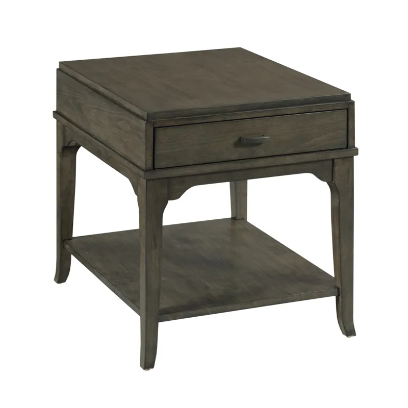 Nicolette-hamilton Rectangular Drawer End Table-Charcoal 534-915C by ...