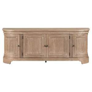 82" TV Console, Camel Beige 1039340 at FurnitureLand