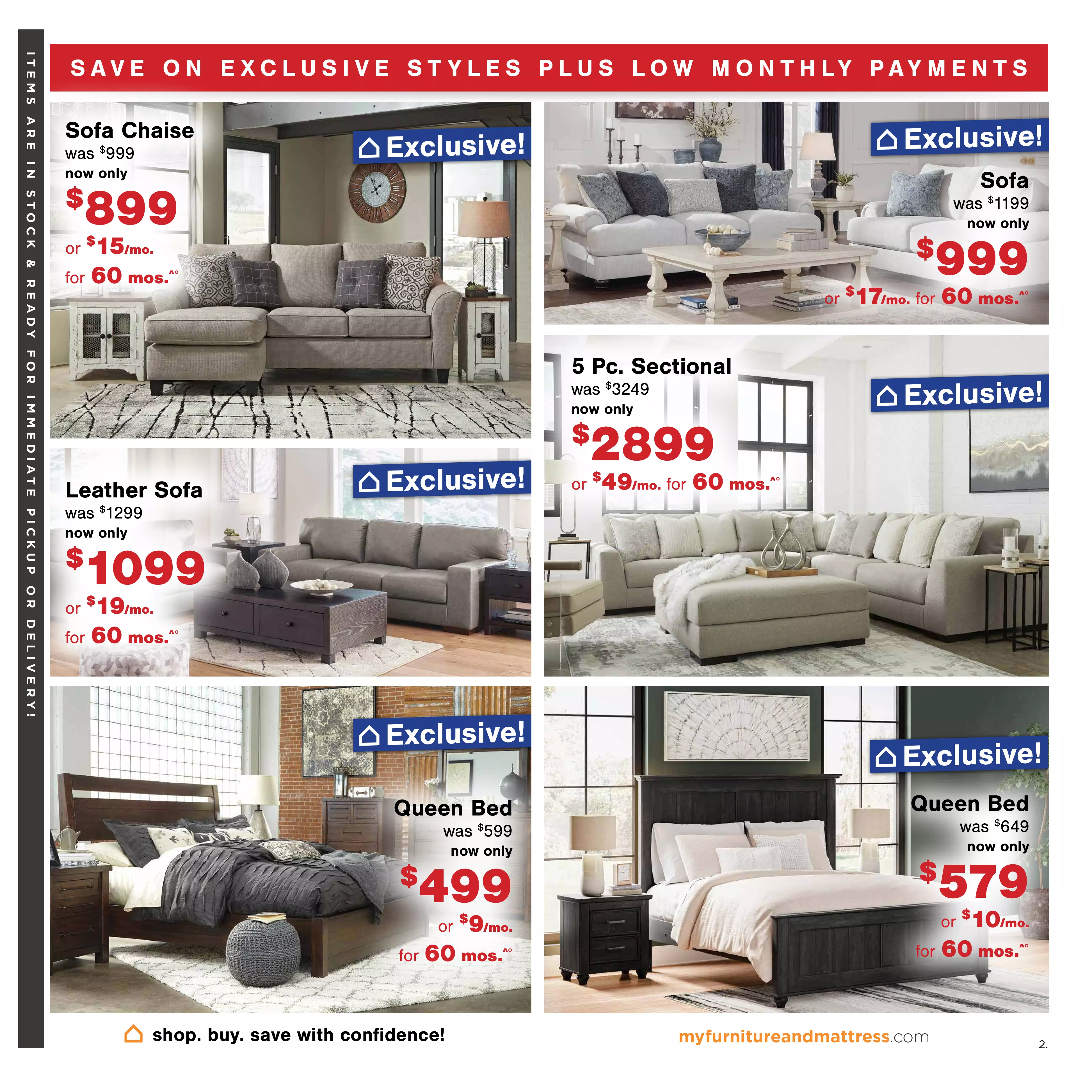 My furniture sale store