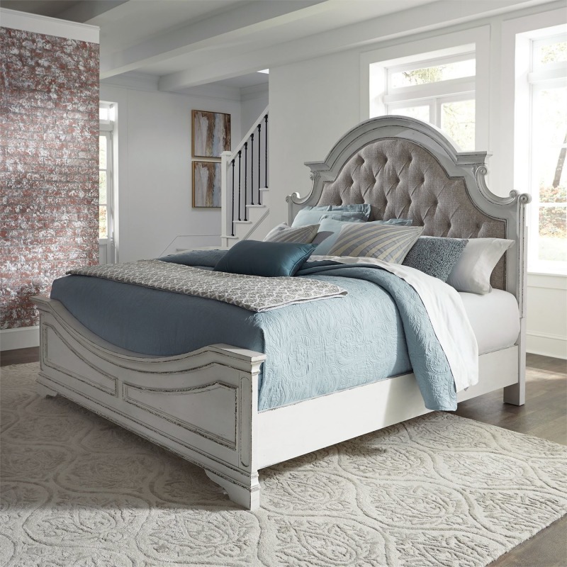 Magnolia home upholstered bed store